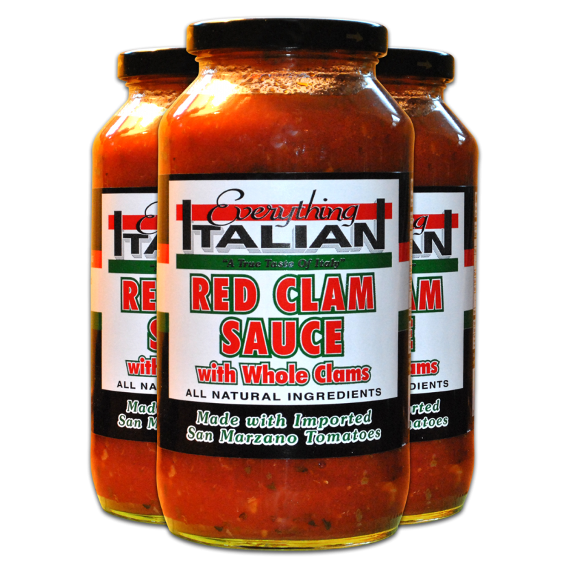 Red Whole Clam Sauce – Everything Italian Distributors